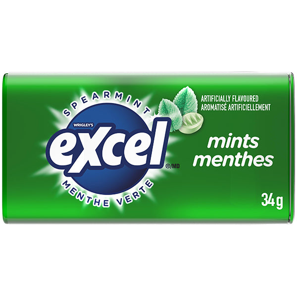 EXCEL - MINTS SPEARMINT 8x34 GR