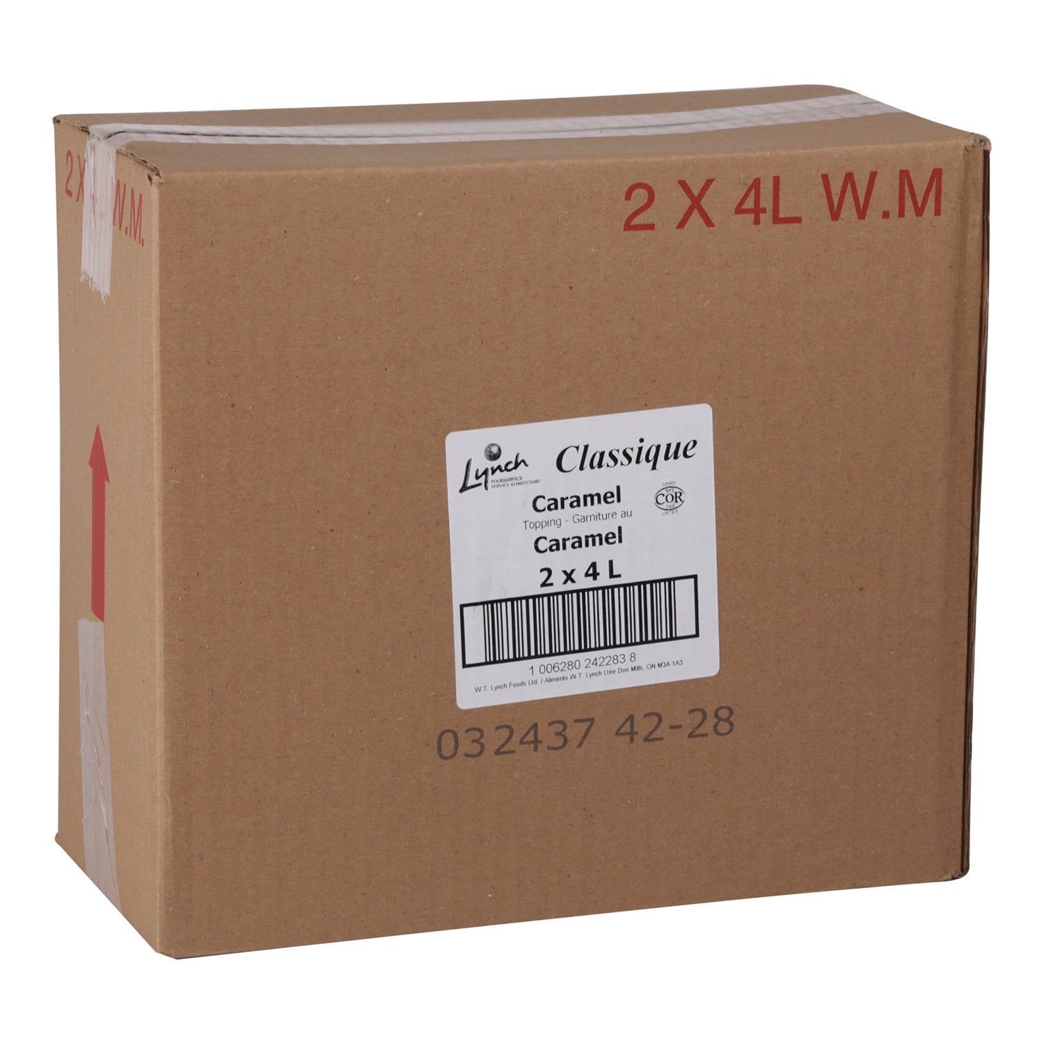 LYNCH - LY CLASSIC CARAMEL TOPPING 2x4 LT